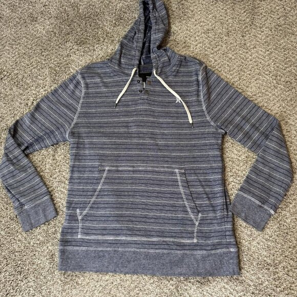 Hurley | Shirts | Hurley Pullover Hoodie Mens Medium Striped Kangaroo ...